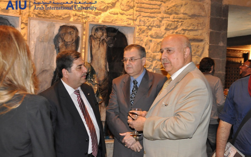 Opening of theExhibition of Dr. Bassem Dahdouh, Dean of the AIU Faculty of Arts