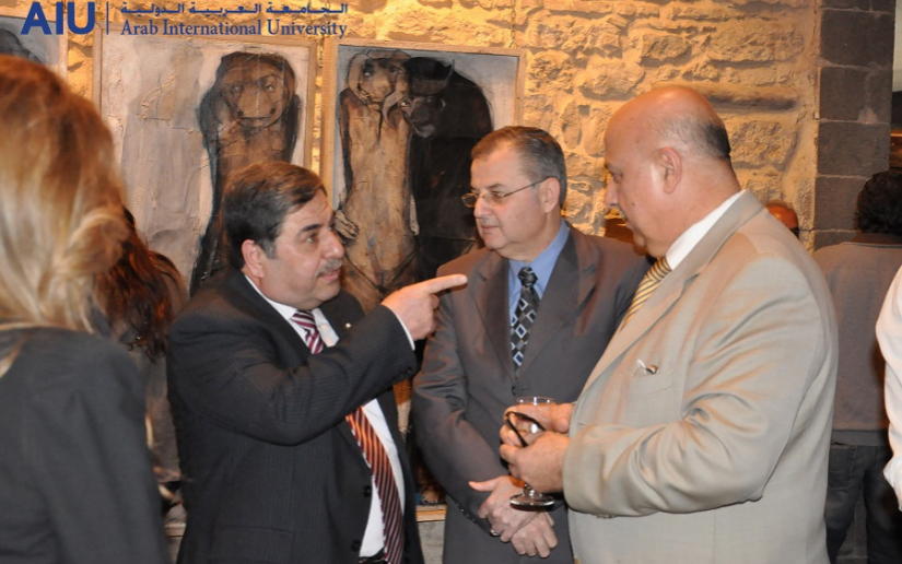 Opening of theExhibition of Dr. Bassem Dahdouh, Dean of the AIU Faculty of Arts