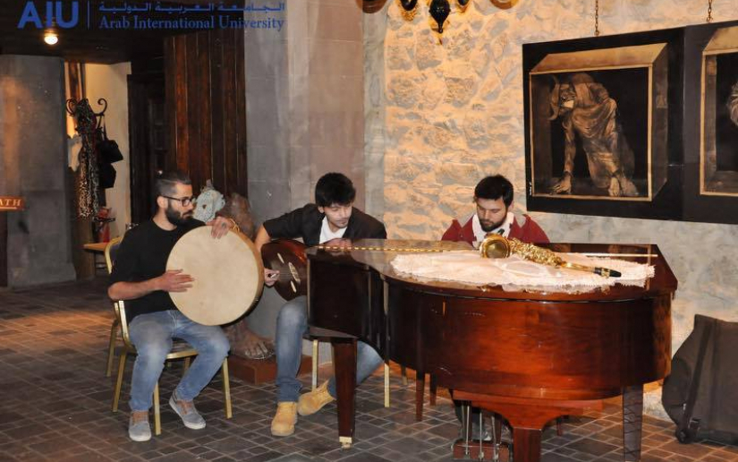 Opening of theExhibition of Dr. Bassem Dahdouh, Dean of the AIU Faculty of Arts