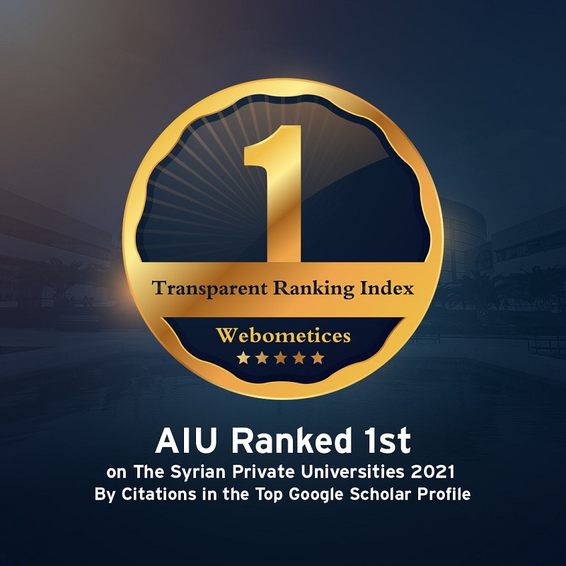 The Arab International University Ranked First on The Syrian Private U